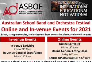 Home - Australian School Band and Orchestra Festival